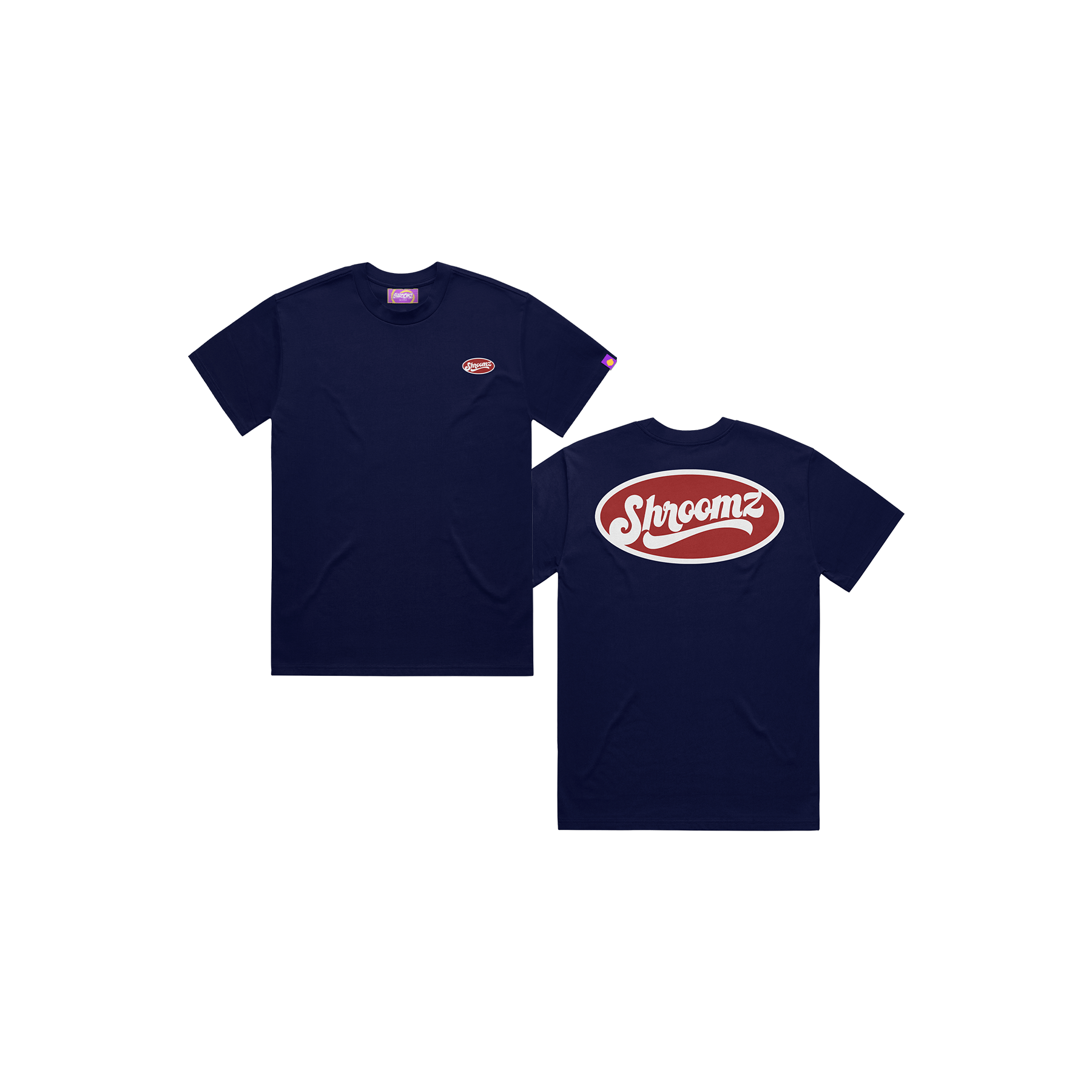 Shroomz Ellipse Logo (Navy Blue)